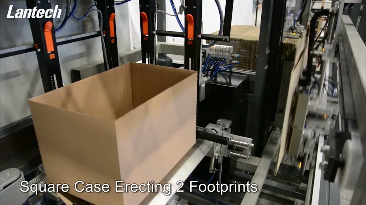 Lantech MFC 1000 Case Erector - YouTube