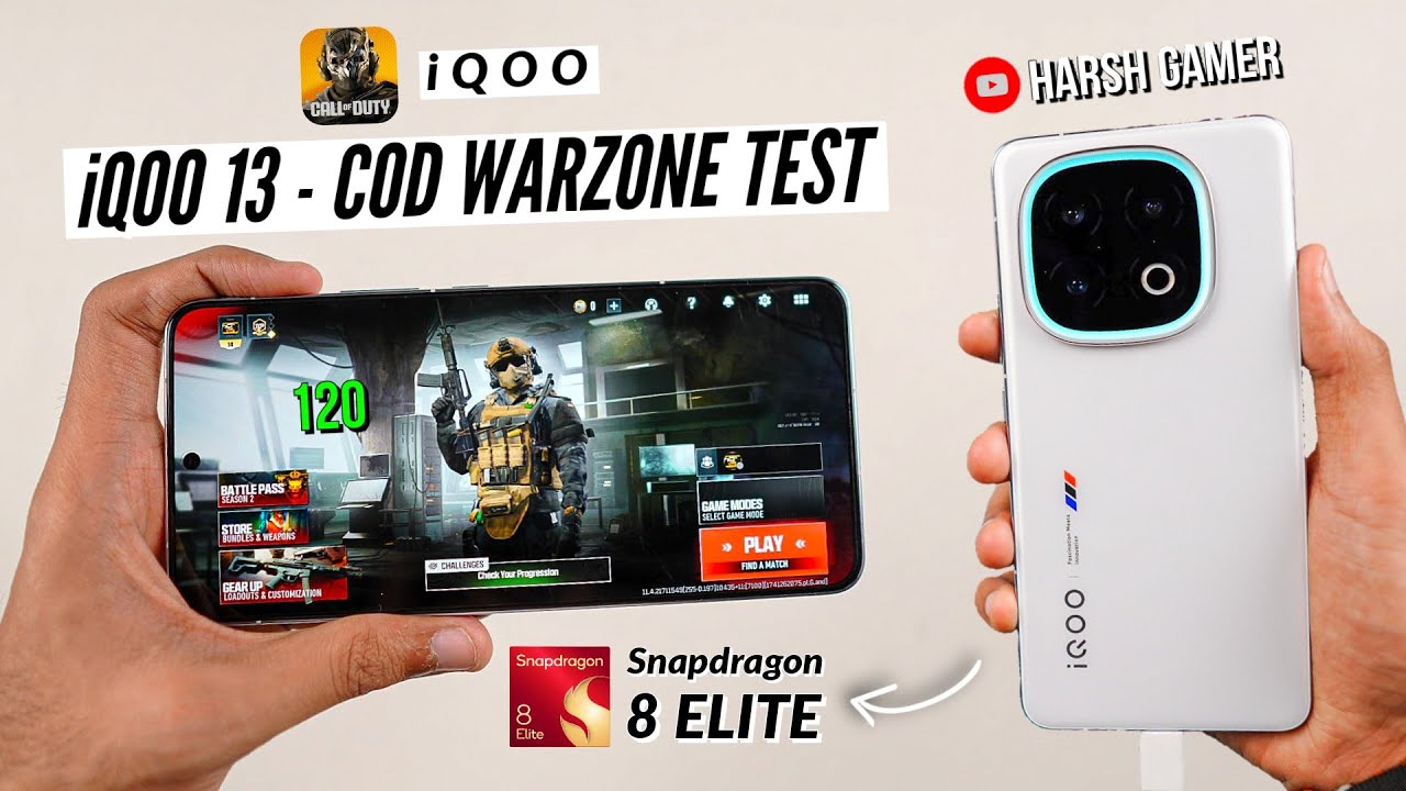 iQOO 13 COD Warzone Test, Heating & Battery Test | Shocked 🤯 - YouTube