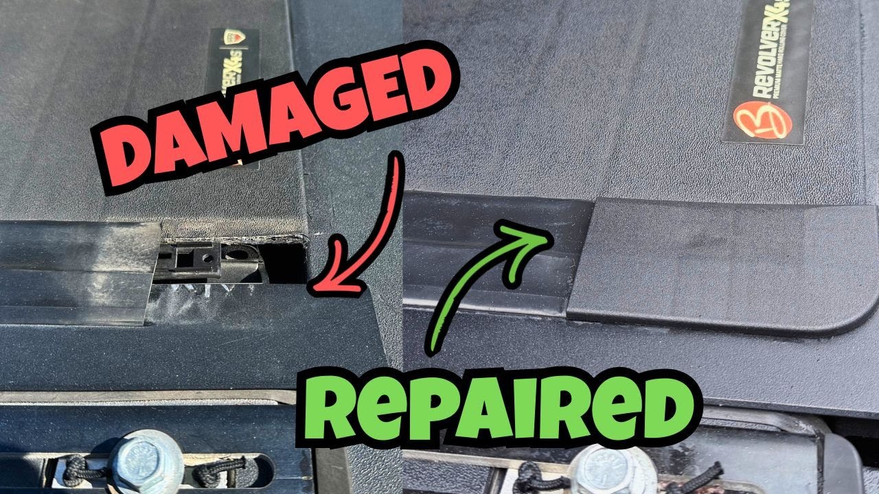 BAK Revolver End Cap Repair from Break-In Attempt on our Truck - YouTube