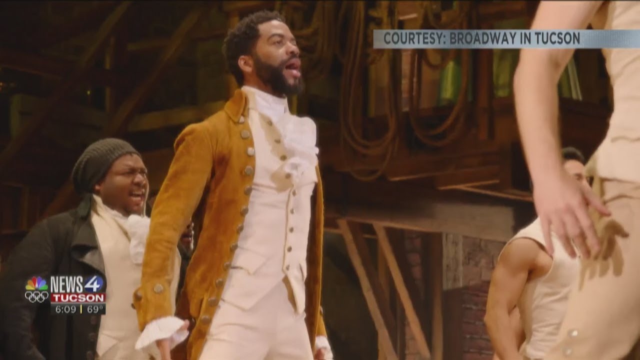 Hamilton the musical hits the stage at Centennial Hall - YouTube