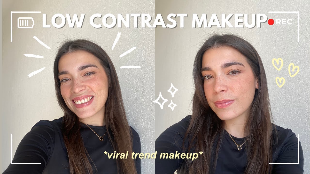 TUTO LOW CONTRAST MAKEUP : le nouveau makeup tendance sur TIKTOK - YouTube