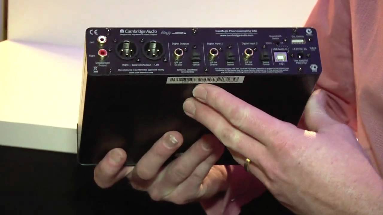 Cambridge Audio DacMagic Plus (CES 2012) - YouTube