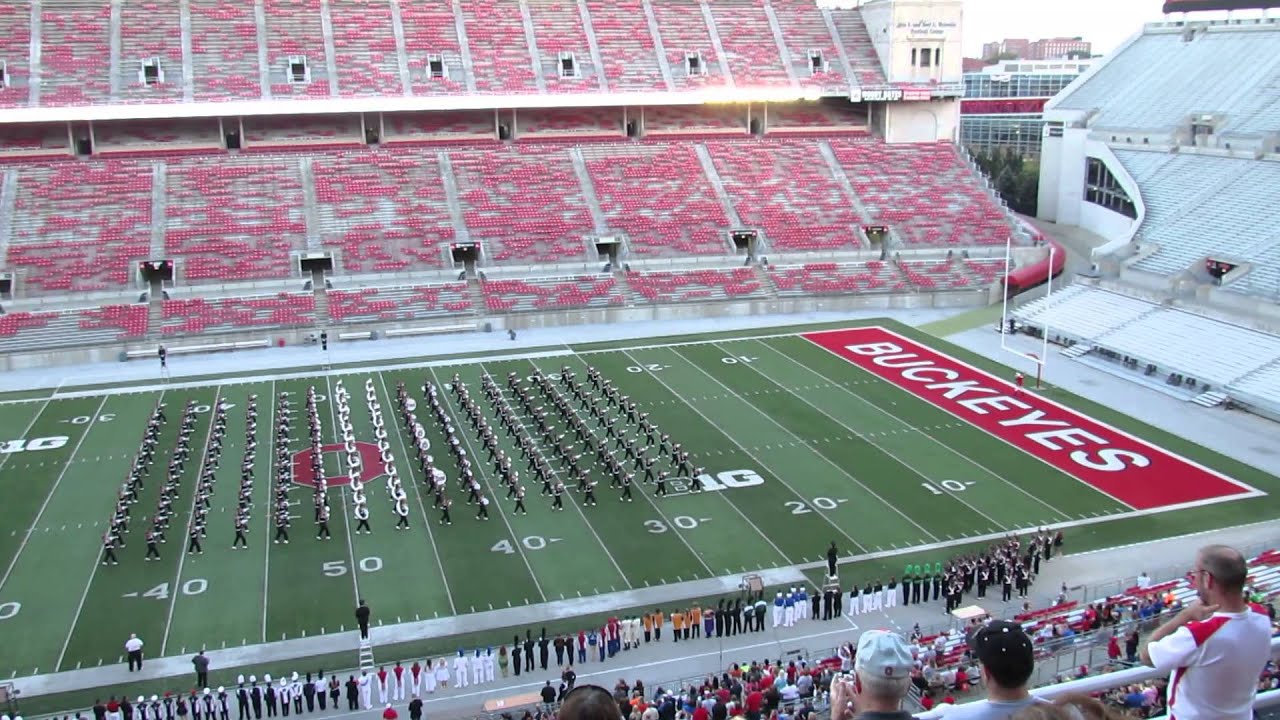 Ohio State Marching Band Ramp Entry at Buckeye Invitational 10 12 2013 ...