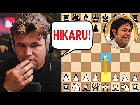 Magnus Carlsen Faces Hikaru in an Intense Chess Duel ⚔️