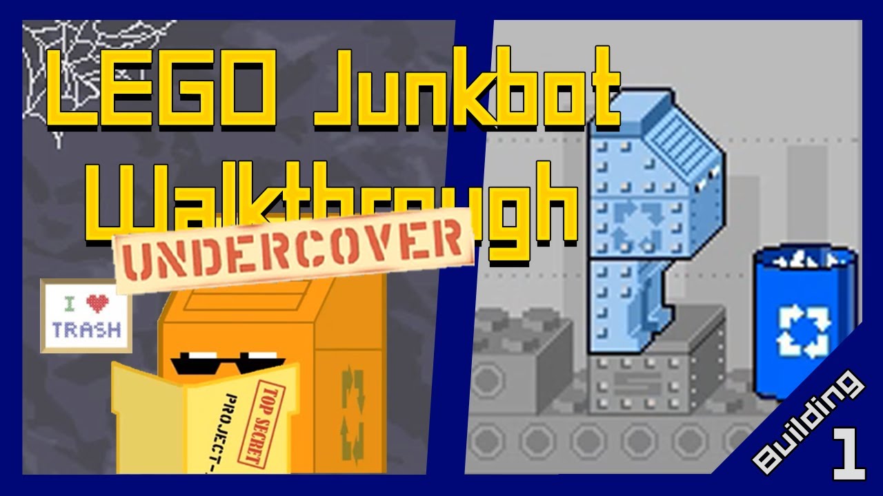 Lego Junkbot 2 "Undercover" Gameplay/Walkthrough: [Building 1] Gold ...