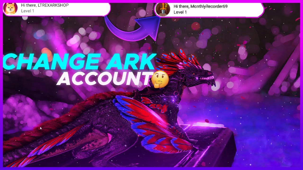 HOW TO CHANGE ARK ACCOUNT | ARK MOBILE | L-TREX - YouTube