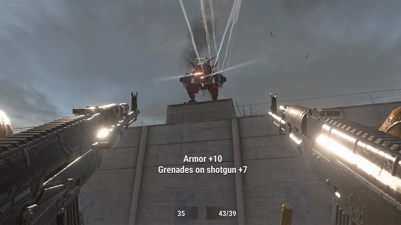 Serious Sam: Siberian Mayhem - Major Bio-mechanoid Boss Fight - YouTube