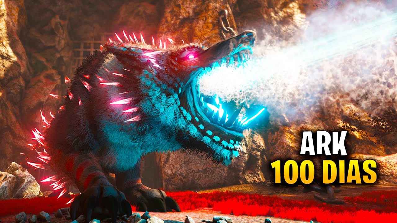 SOBREVIVIENDO 100 DIAS en ARK Survival Evolved FJORDUR FENRIR!! - YouTube