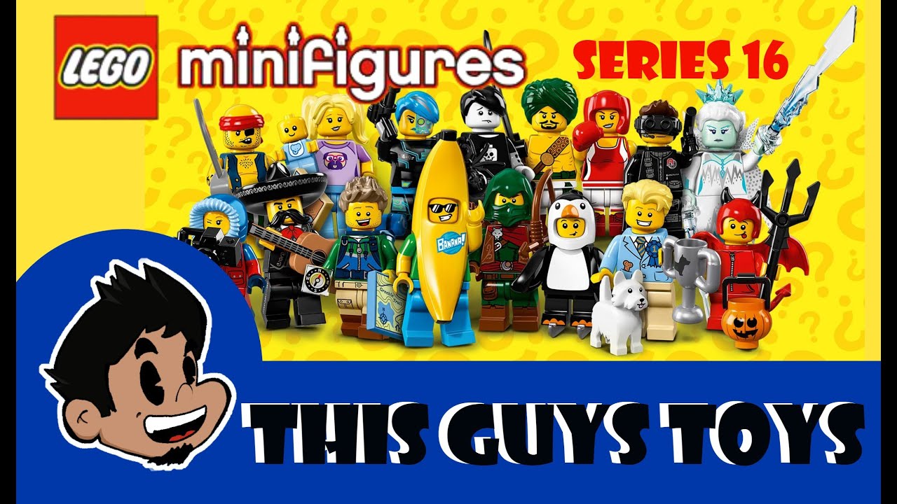 Lego Mini Figure Series 16 Review Unboxing - YouTube