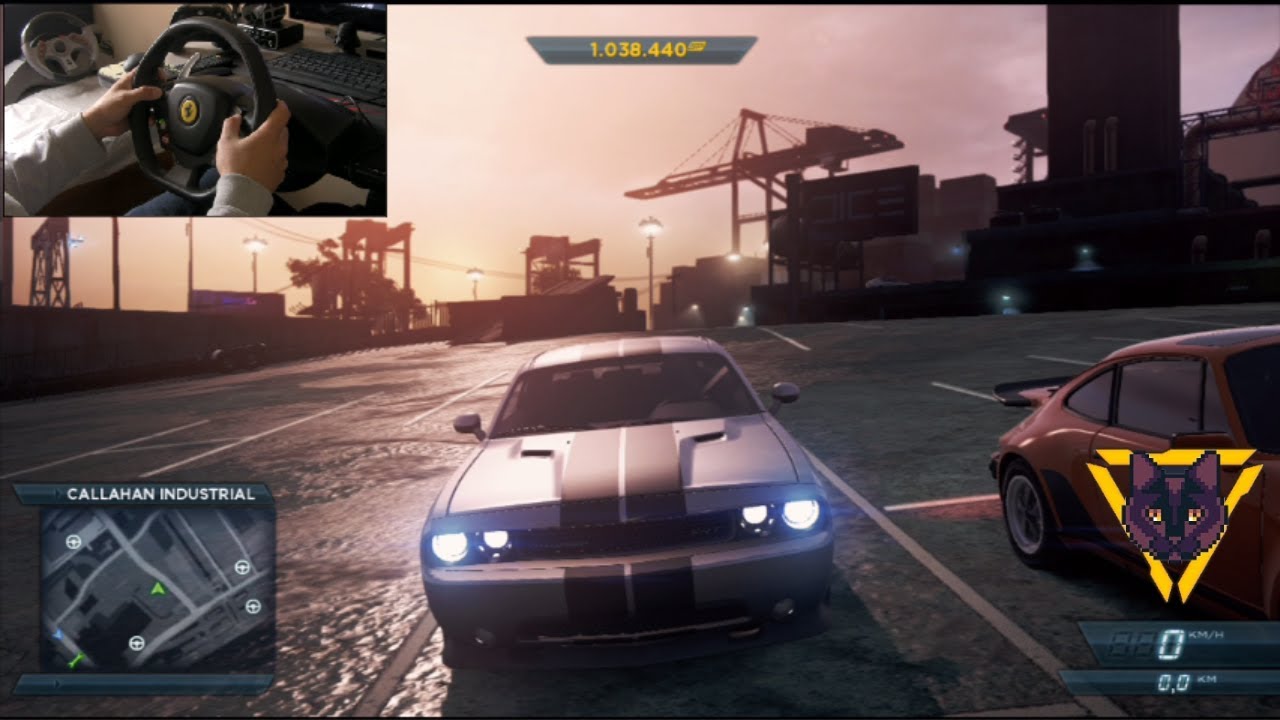 Dodge Challenger SRT8 in NFS Most Wanted 2012 | Thrustmaster Ferrari ...