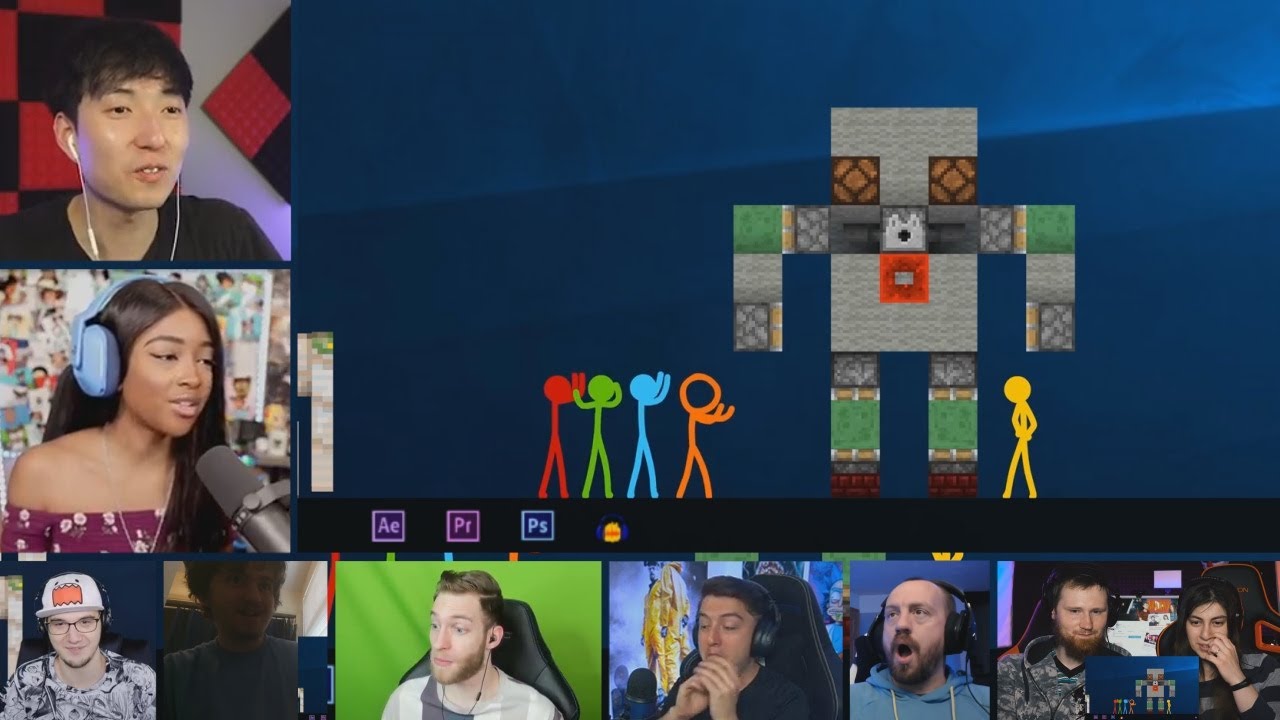 Build Battle - Animation vs. Minecraft Shorts Ep. 17 [REACTION MASH-UP ...