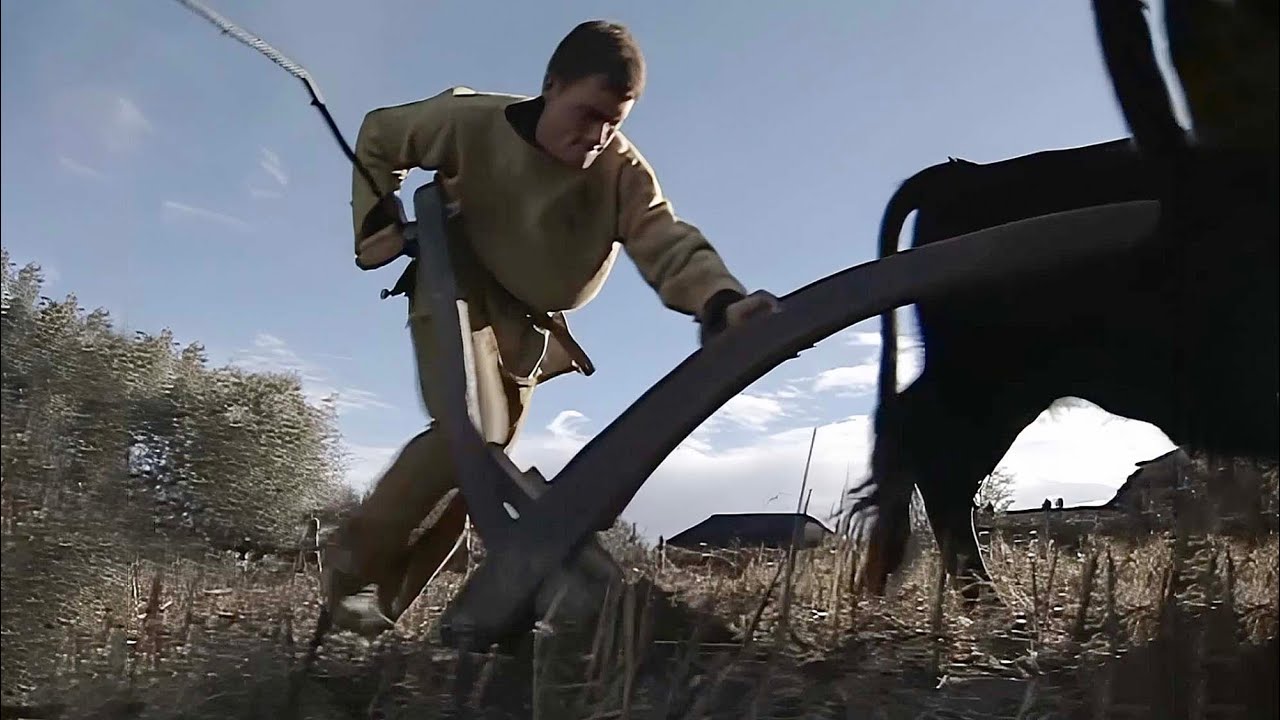 Ploughing with the Danish Iron Age Plough, the Ard. Sagnlandet ...