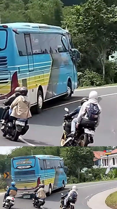 Wonderfull aksi gagah bus premium BP02 menikung meliuk ngebut - YouTube