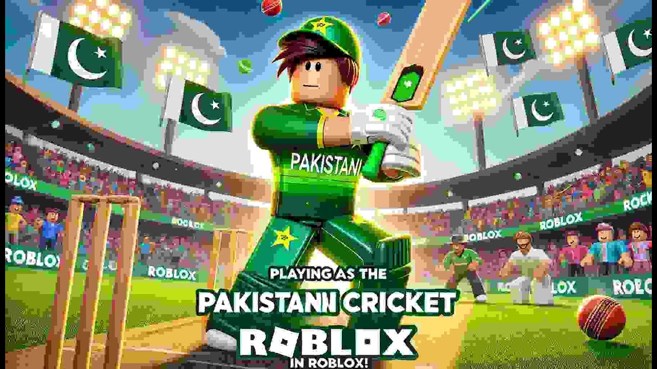 Playing as Pakistani Cricket Team in Roblox! - YouTube