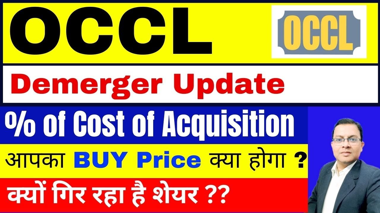 Oriental Carbon & Chemicals Demerger I Cost of Acquisition I Oriental ...