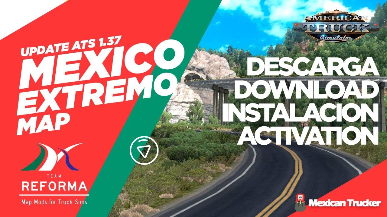 ATS 1.37 | MEXICO MAP ATS | DOWNLOAD & INSTALLATION / Descarga e ...