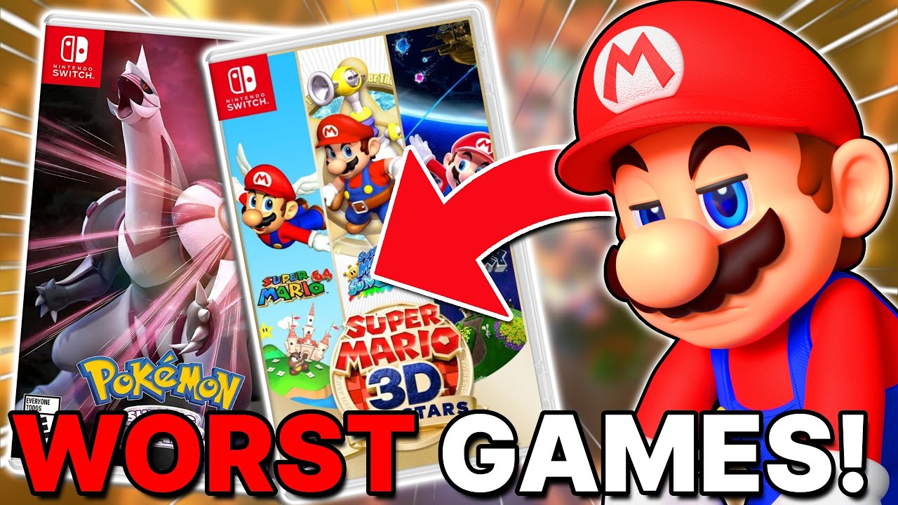 Top 15 WORST Nintendo Switch Games - YouTube