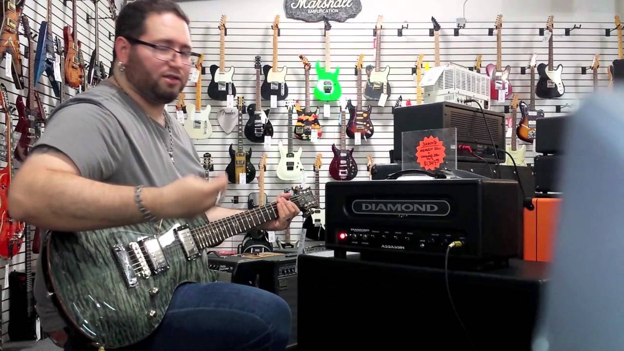 Diamond Assassin 22watt amp head - YouTube