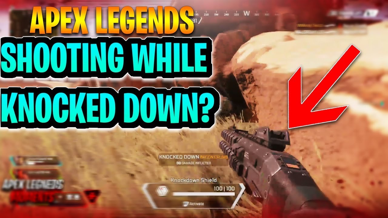 SHOOTING WHILE KNOCKED DOWN? (Apex Legends Moments) - YouTube