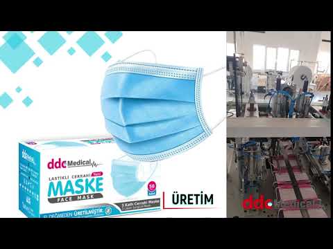 DDC MASKE TANITIM VE TEST VİDEOSU / Cerrahi maske üretimi  / Surgical mask production