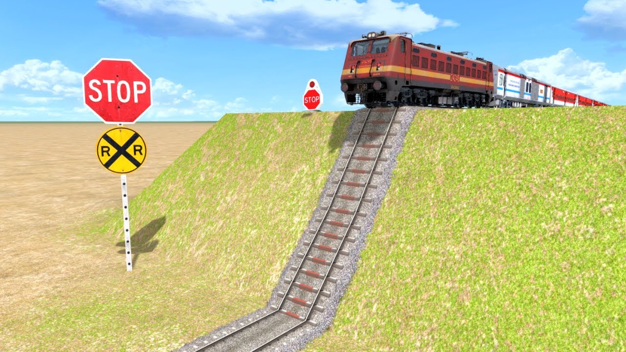 Trains vs Unfinished Railway – Live Train Accident On Unfinished ...