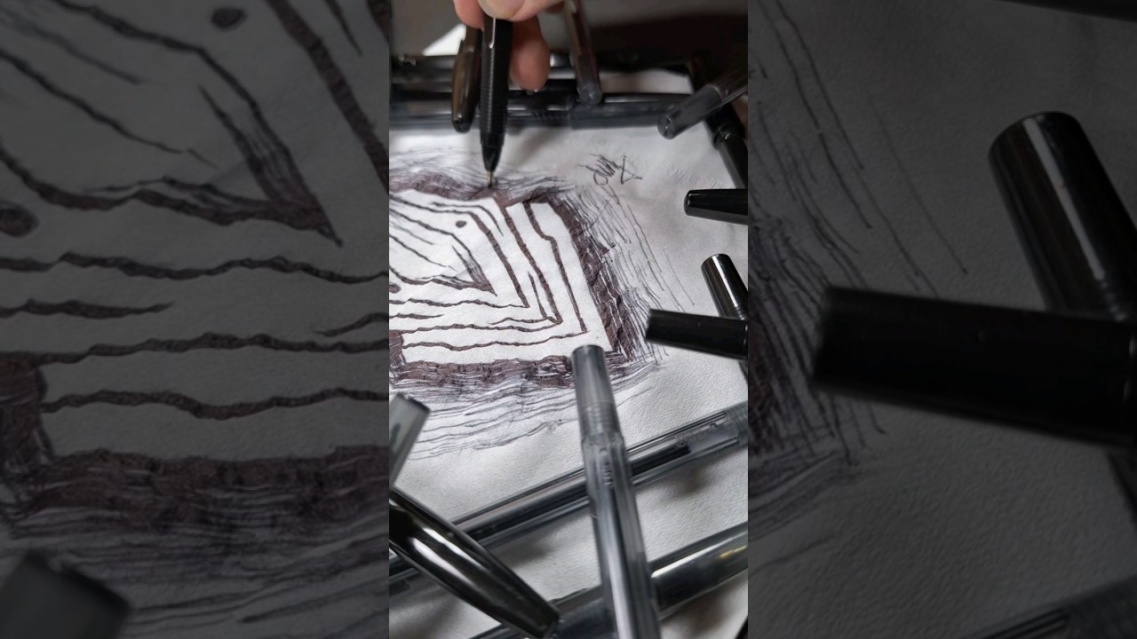 menggambar disehelai tisu...HOW TO DRAW ON TISU.#art #shorts #drawing # ...