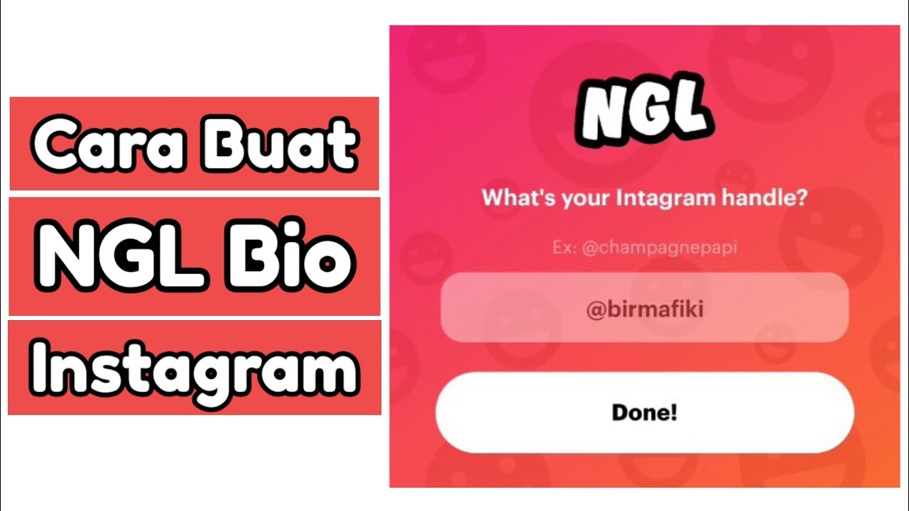 UPDATE ! Cara Buat NGL Bio IG ~ NGL Link Story Instagram - YouTube