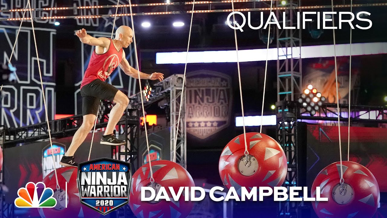 David Campbell Stuns All - American Ninja Warrior Qualifiers 2020 - YouTube