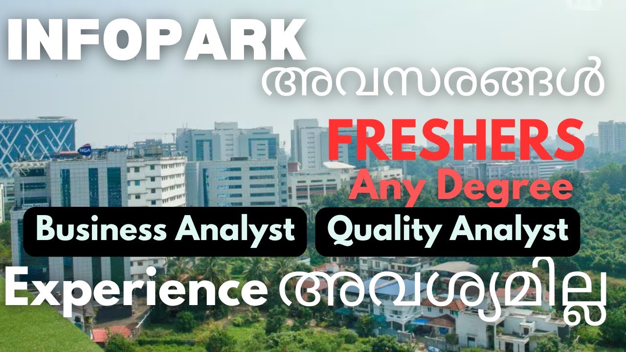 Infopark Jobs: Exciting Data Analyst Vacancies for Freshers! - YouTube