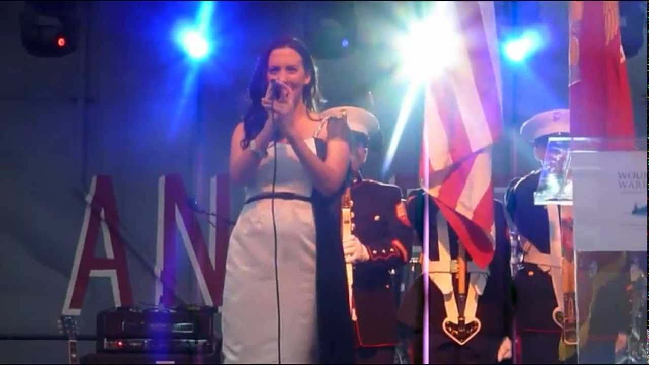 Stacy Smith - National Anthem [Intrepid 061611] - YouTube