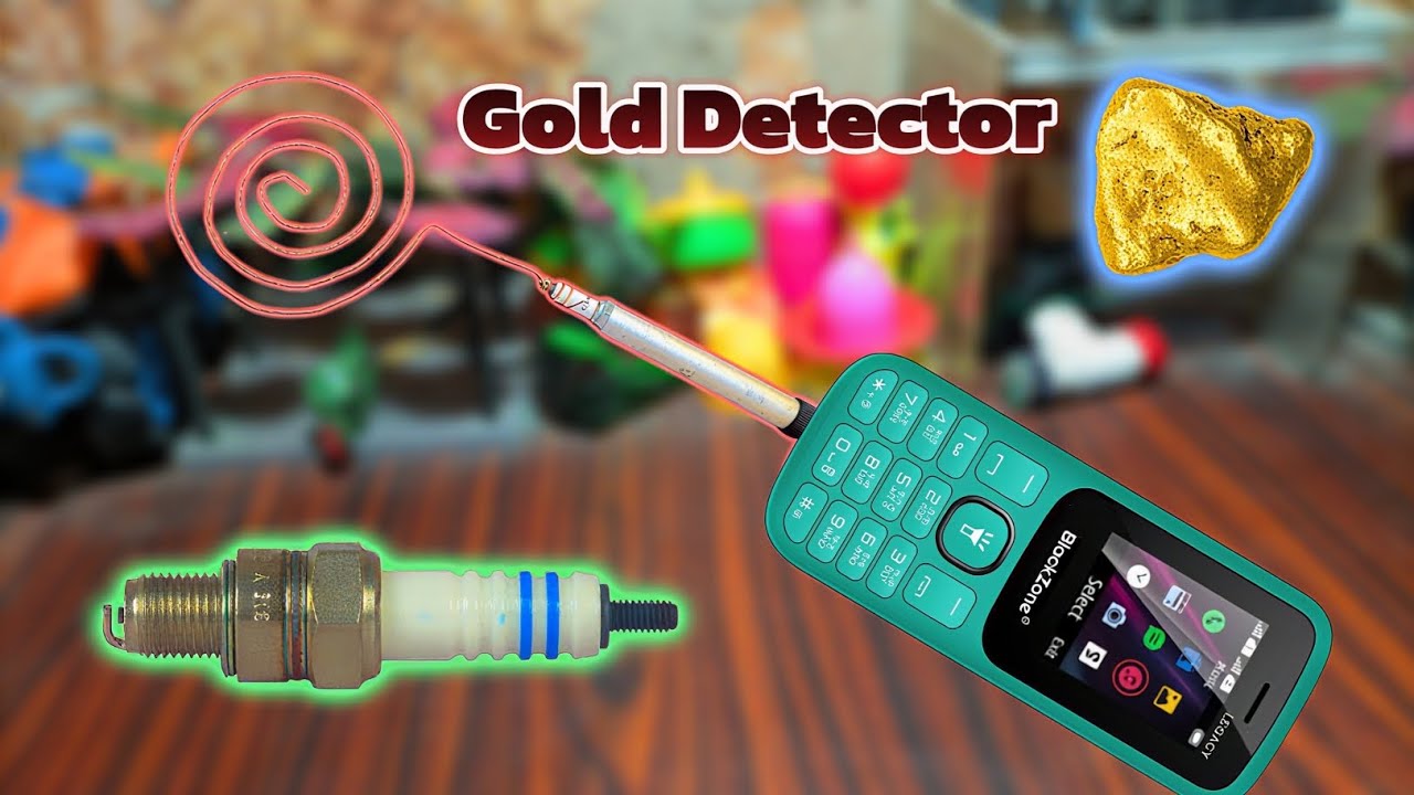 How to make Gold Detector using bike plog | Homemade Gold Detector ...