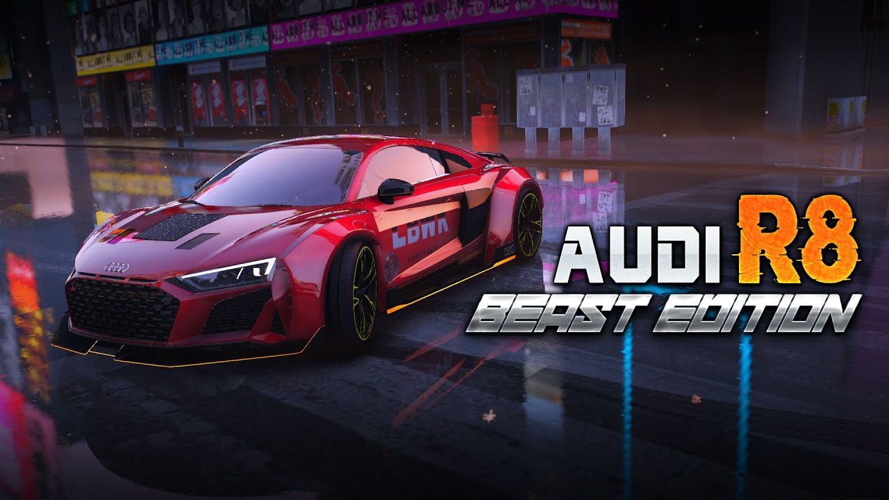 Audi R8 Beast Edition Animated Lights [IRASHAIMASE] - YouTube