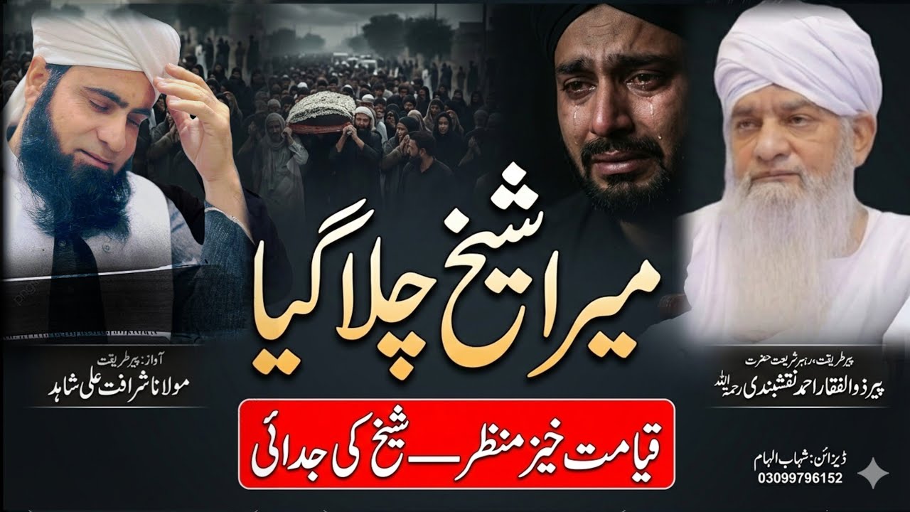 Peer Zulfiqar Ahmed Naqashbandi Tribute Naat | Sharafat Ali Shahid ...