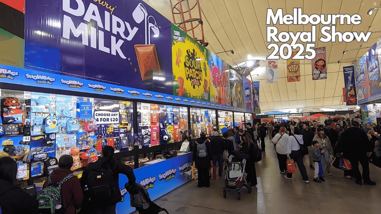 Melbourne Royal Show 2025 (Day One) - Rides - Show Bags - Food - Prices ...