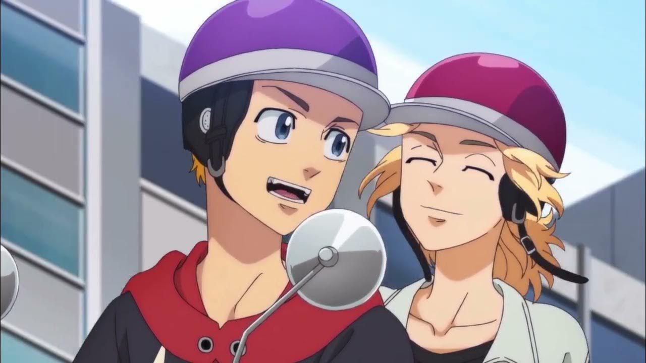 Mikey and Takemichi riding bike English Dub (Tokyo Revengers) - YouTube