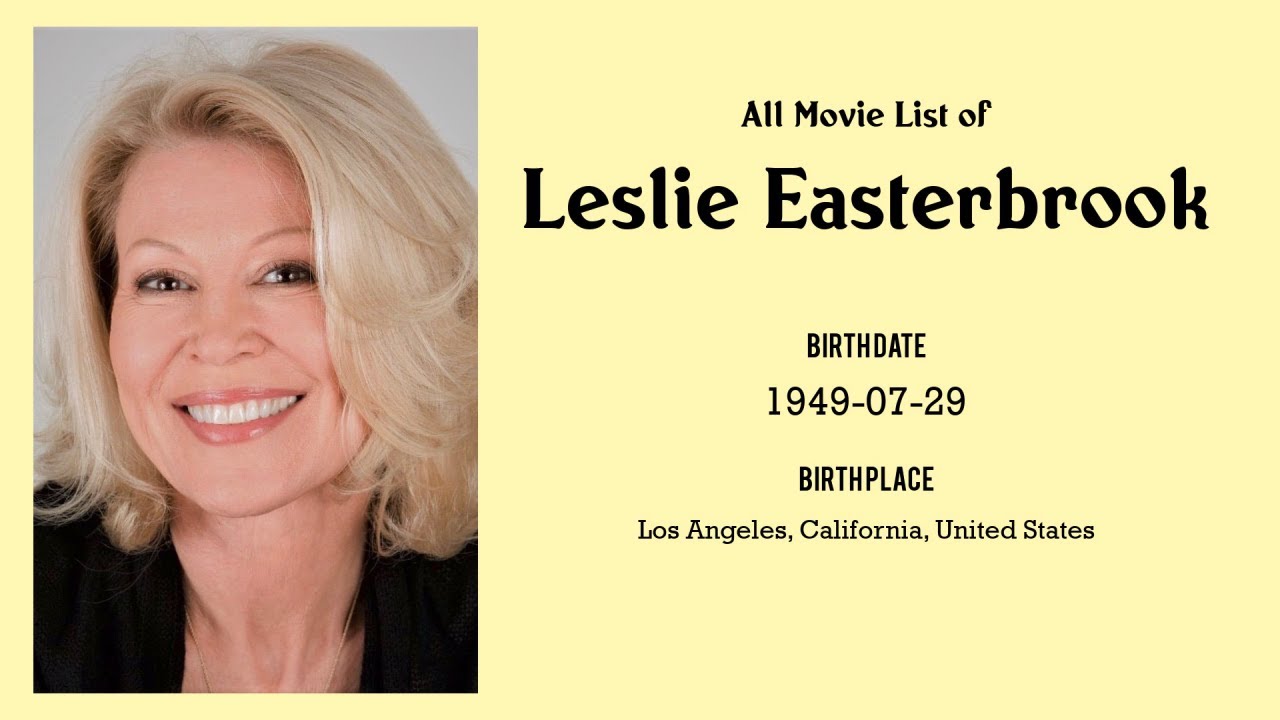 Leslie Easterbrook Movies list Leslie Easterbrook| Filmography of Leslie Easterbrook - YouTube