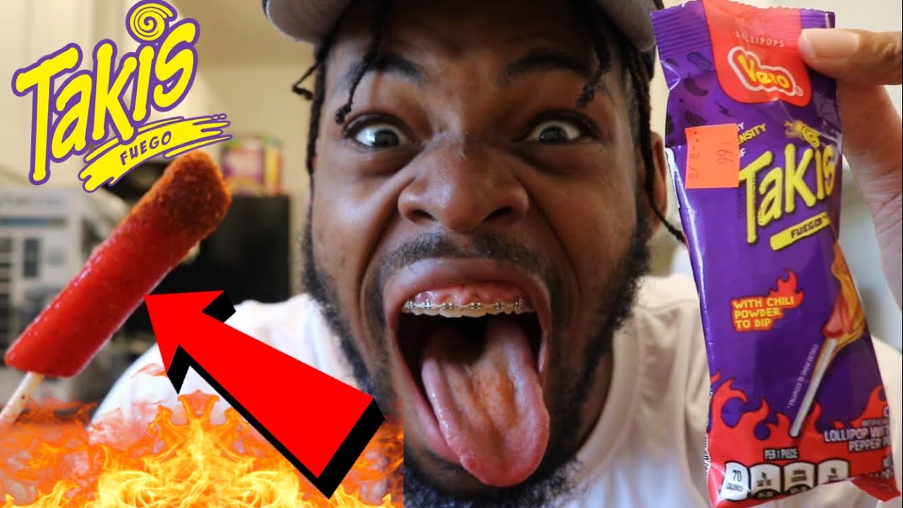 TAKI FUEGO HOTTEST LOLLIPOP IN THE WORLD!!! (BURNT MY LIP) - YouTube