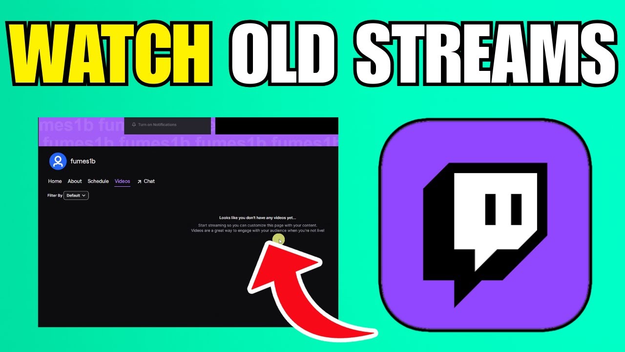 How To Watch Old Streams On Twitch (Step By Step Guide) - YouTube