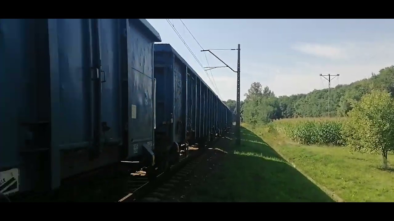 byk ET22-869 z węglarkami w stronę Przeciszowa X3Rp1 @Lubiepociagi-jj4df - YouTube