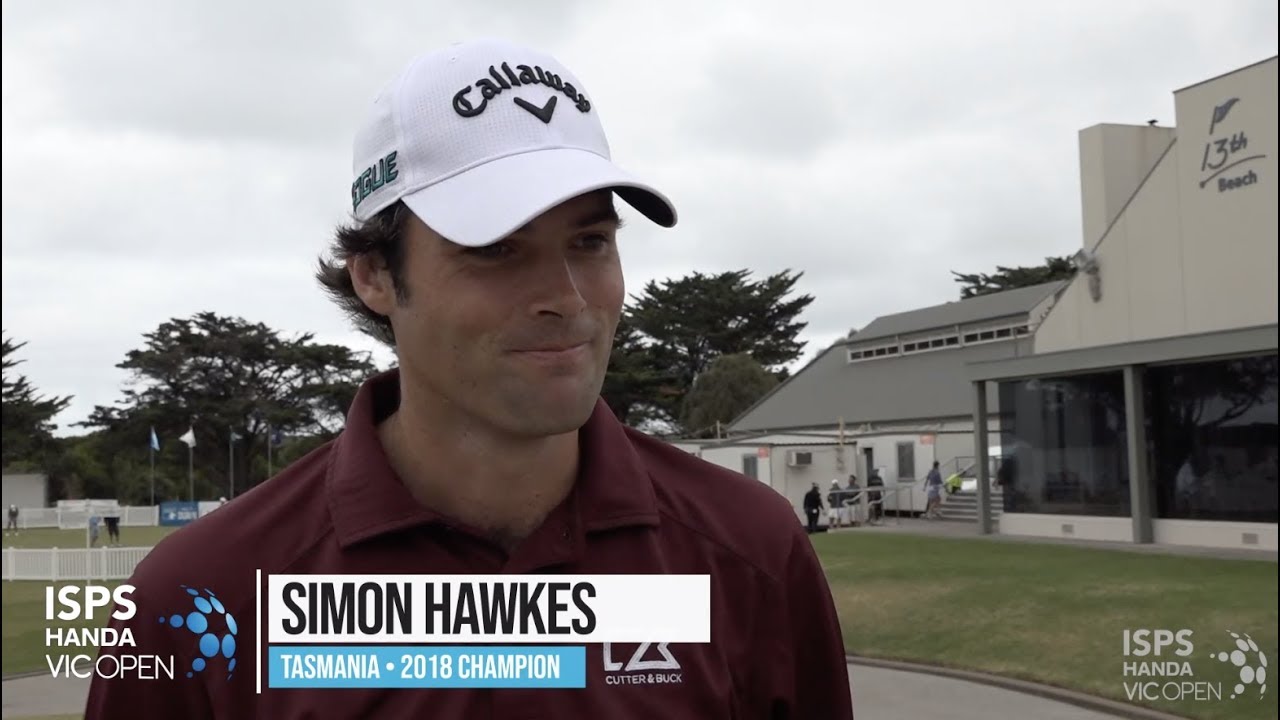 Simon Hawkes ahead of the 2019 ISPS Handa #VicOpen - YouTube
