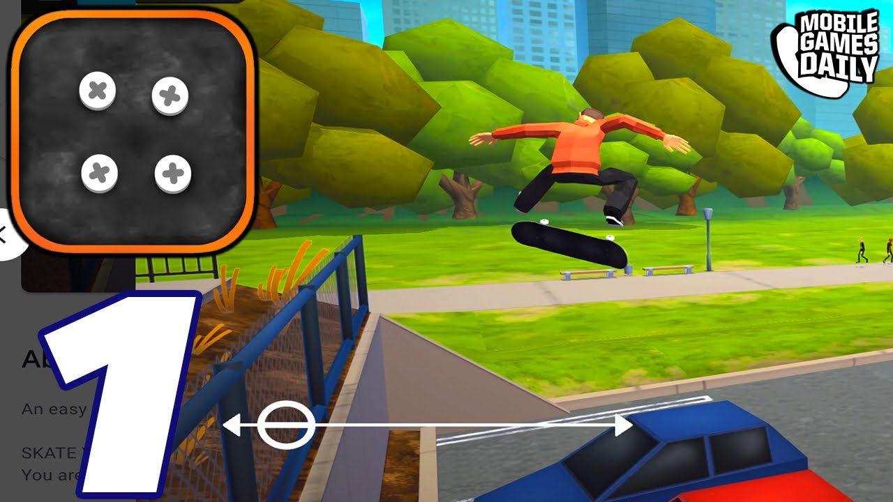 SKATER MOBILE - A Mobile Skater Game (iOS, Android) - YouTube