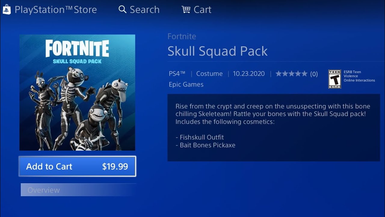 FORTNITE NEW SKULL SQUAD PACK! - YouTube