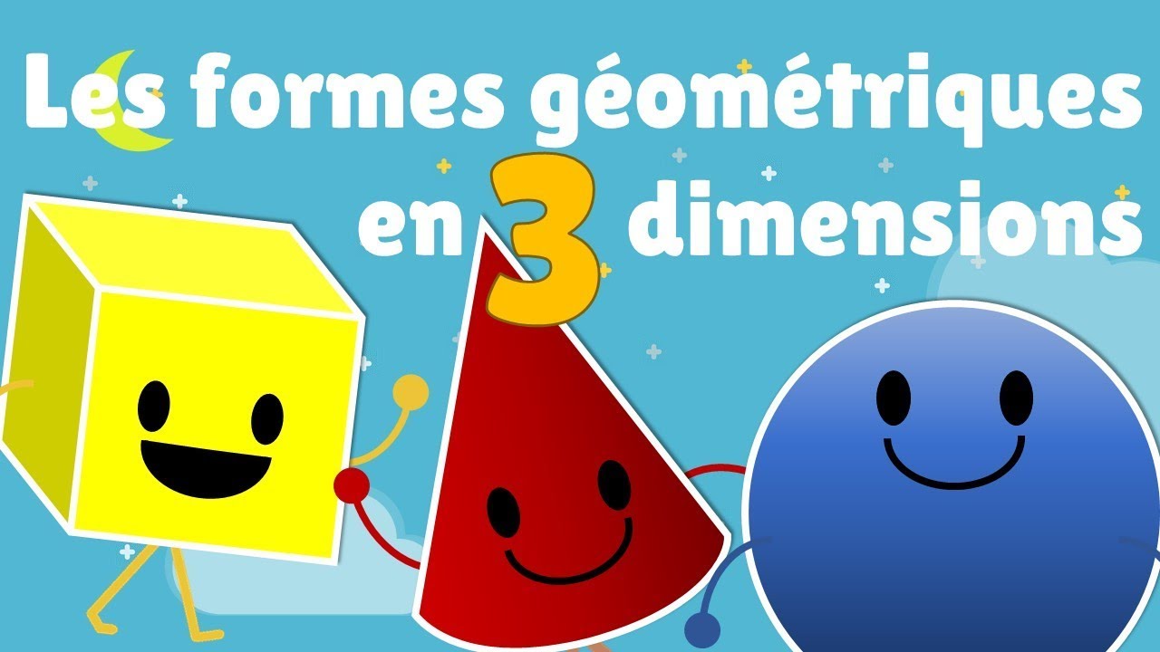 Formes géométriques en 3 dimensions - YouTube