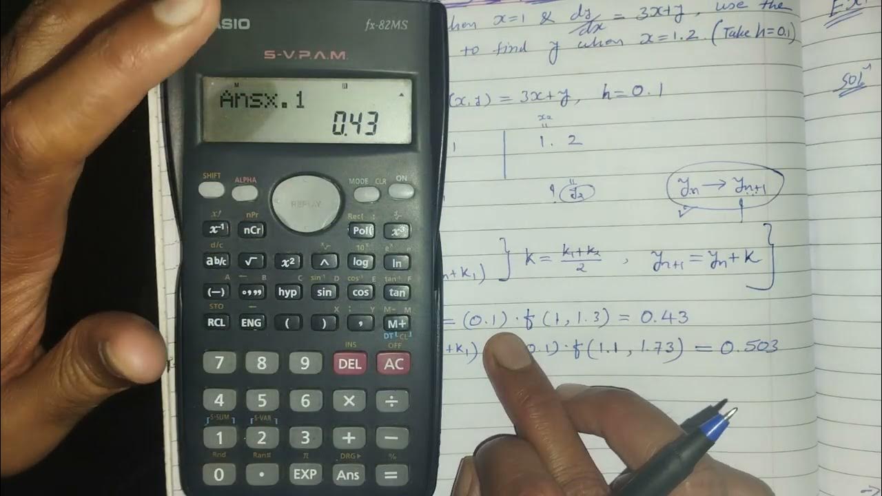 Runge Kutta Method: Numerical solution of ODE - YouTube