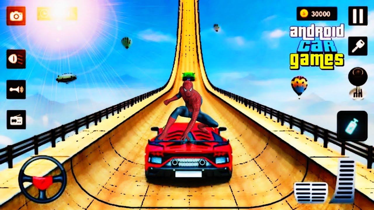 miniclip ramp stunt racing android car games - YouTube