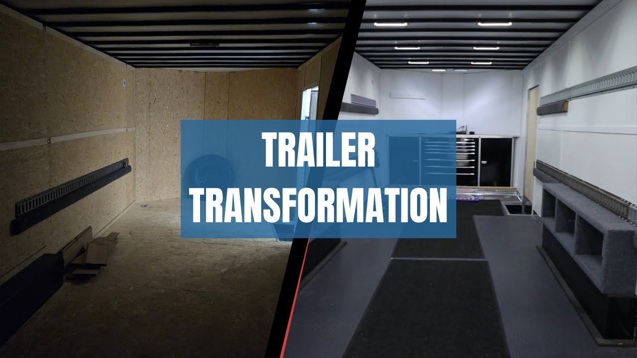 Trailer Transformation! Turn Your Boring Enclosed Trailer Into a ...