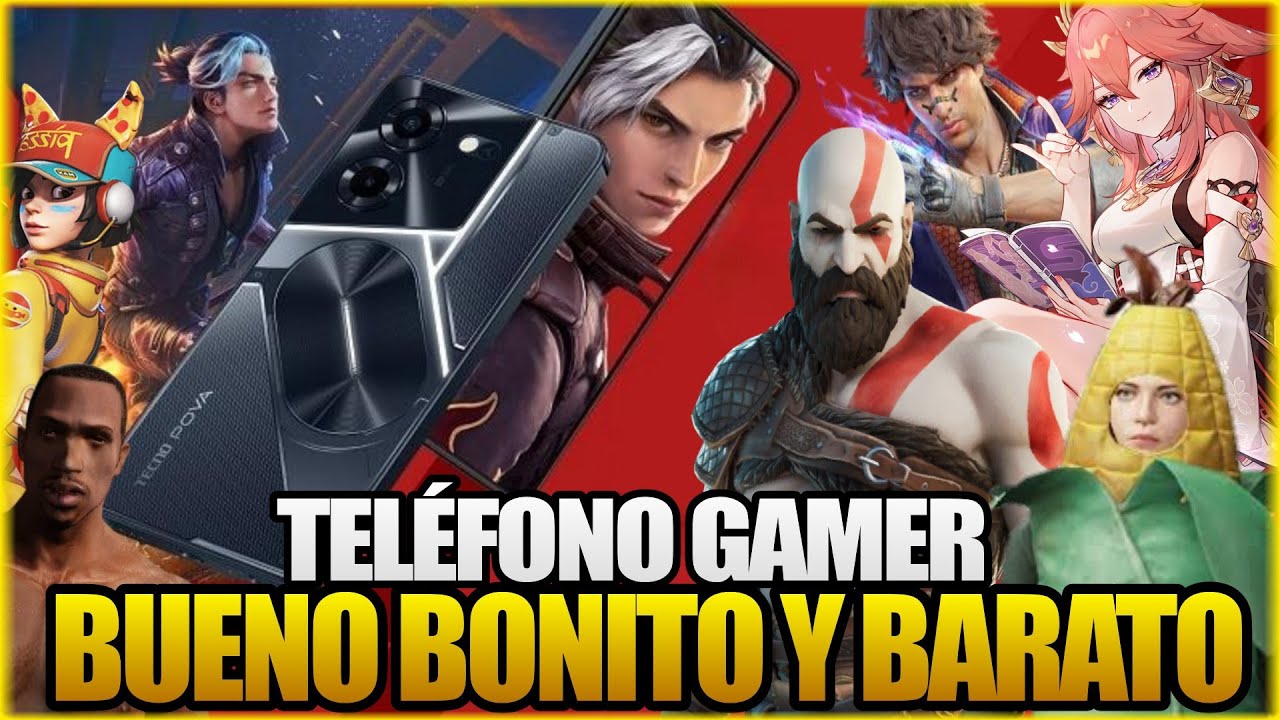 EL TELÉFONO GAMER DE FREE FIRE - Económico - Pova 5 Pro 5G - Unboxing y ...