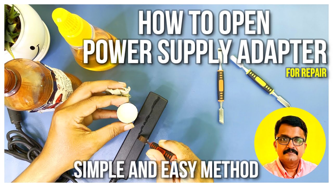 How to open Power Supply Adapter | How to open Laptop Charger | Any ...