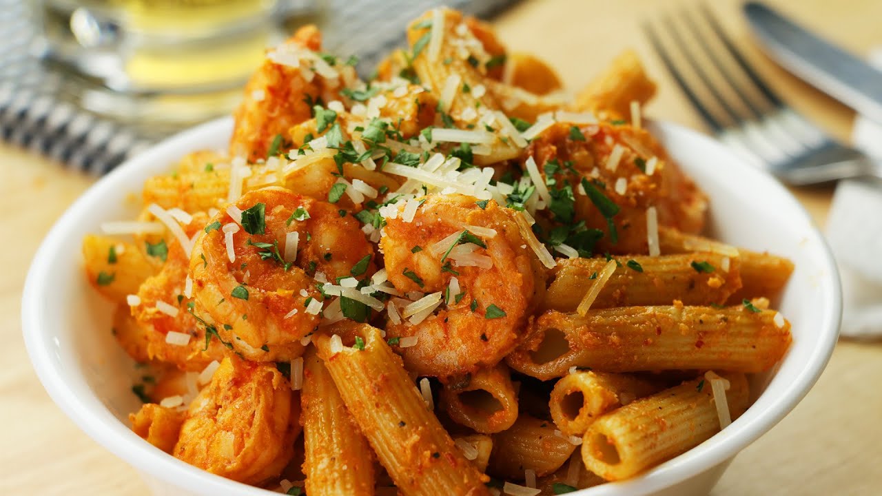 Pasta Picante de Camarones - YouTube