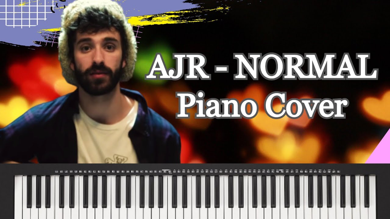 AJR - Normal - Easy Chords Piano Lesson - YouTube